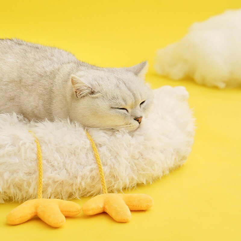 Adorable chicky calming cat bed – Meowgicians™
