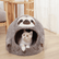 Adorable sloth enclosed cat bed – Meowgicians™