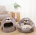 Adorable sloth enclosed cat bed – Meowgicians™