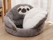 Adorable sloth enclosed cat bed – Meowgicians™