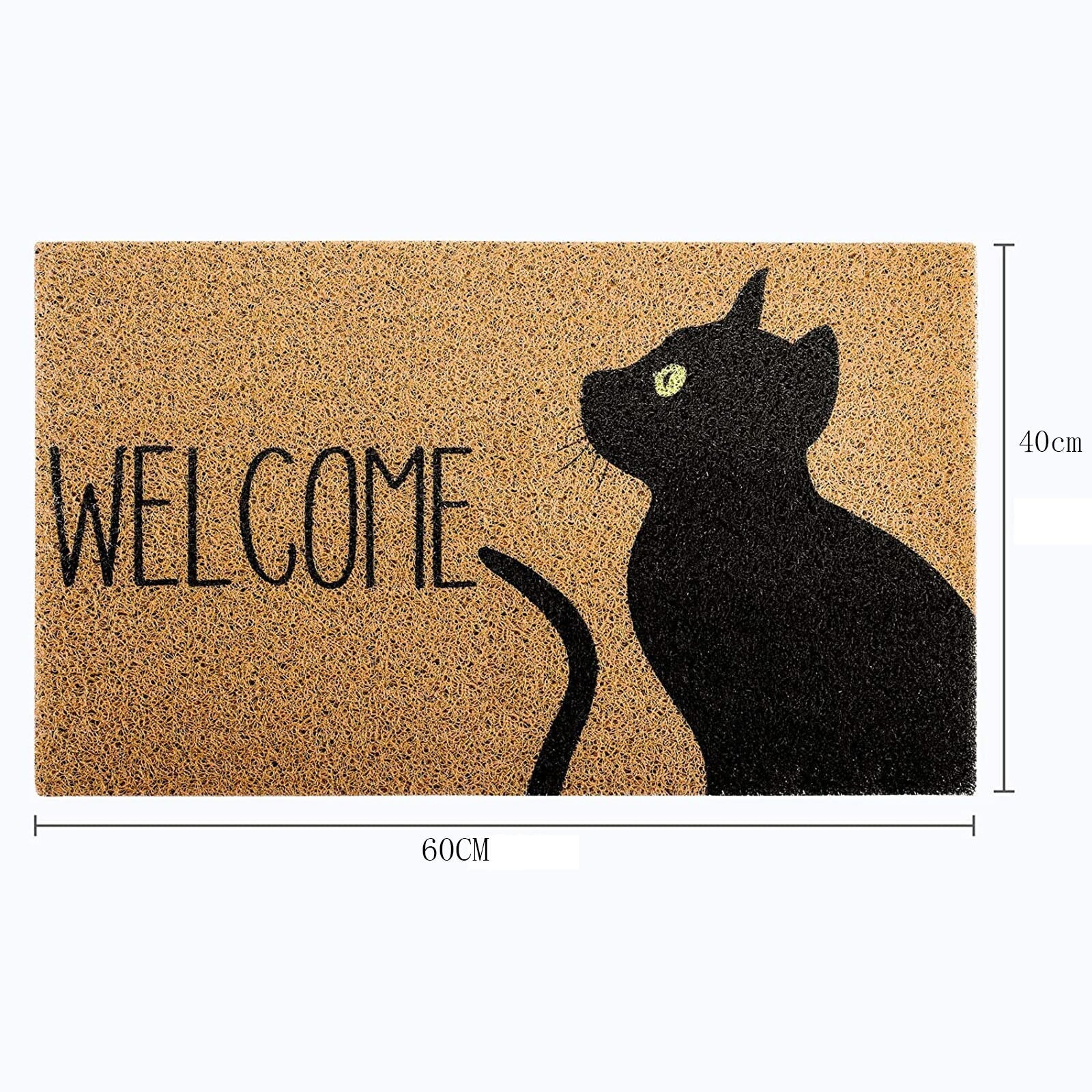 Adorable welcome cat design carpet – Meowgicians™