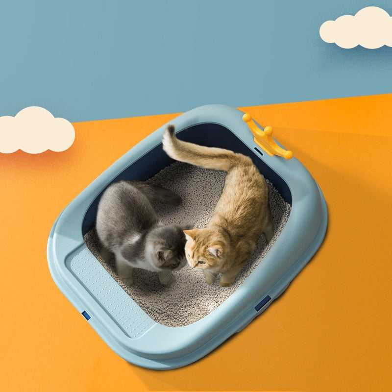 Anti Splash Spacious Litter Box – Meowgicians™