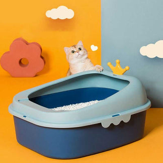 Anti Splash Spacious Litter Box – Meowgicians™