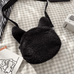 Big eyes black cat crossbody cat bag – Meowgicians™