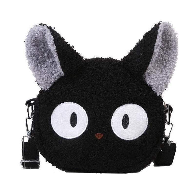 Big eyes black cat crossbody cat bag – Meowgicians™