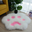 Cat paw design carpet cat rug in fluffy soft plush – Meowgicians™