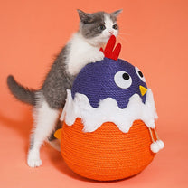Chicky roly poly for cat in sisal rope – Meowgicians™