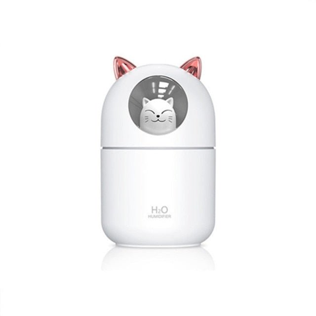 Cute Smiling Cat Design Mini Humidifier – Meowgicians™