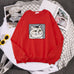 Funny Cat Sweatshirt - Stay Comfy with Our 'Dazed cat' – Meowgicians™