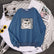 Funny Cat Sweatshirt - Stay Comfy with Our 'Dazed cat' – Meowgicians™