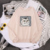 Funny Cat Sweatshirt - Stay Comfy with Our 'Dazed cat' – Meowgicians™