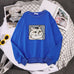 Funny Cat Sweatshirt - Stay Comfy with Our 'Dazed cat' – Meowgicians™