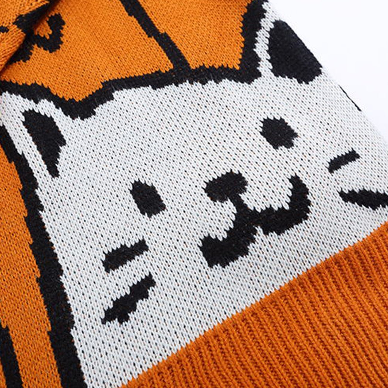 Fashionable cartoon cat jumper for men – Meowgicians™