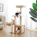 Modern Cat Tree with Hammock Basket | Stylish & Functional Furniture ...