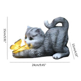 Solar Cat Sculpture & Butterfly: Meet the Cutest, Brightest Cat Around ...