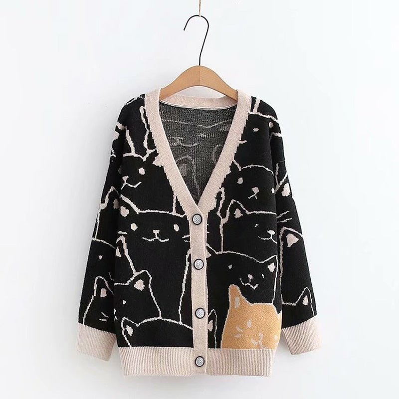 The Outstanding Kawaii Cat Cardigan - Making you a legit feline fine ...