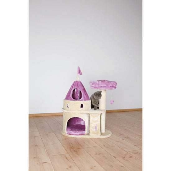 Kitty Castle Pink Cat Tree | A Royal Retreat for Your Feline Princess ...
