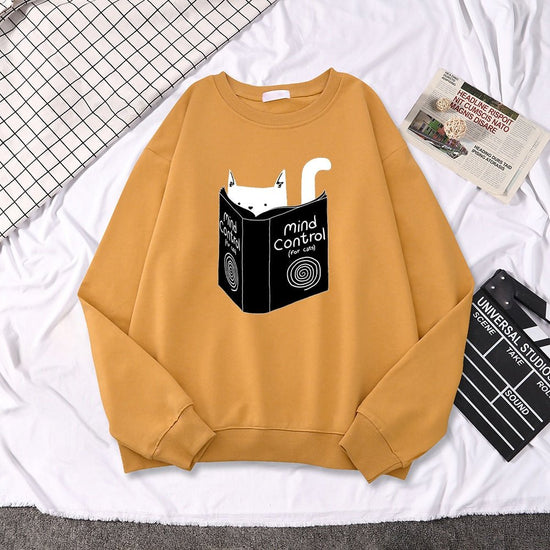 Cute Cat Themed Sweatshirts - The 'Mind Control' – Meowgicians™