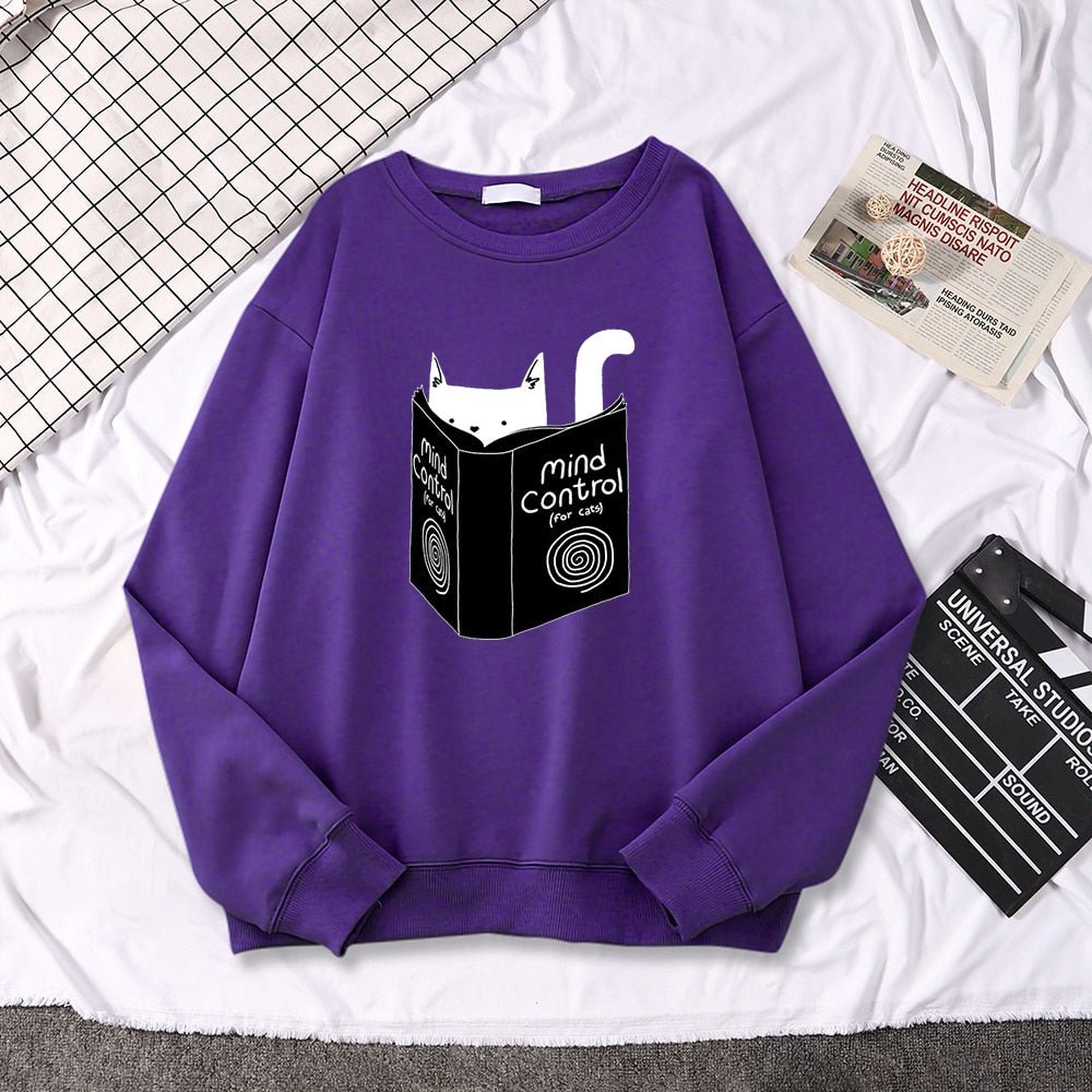 Cute Cat Themed Sweatshirts - The 'Mind Control' – Meowgicians™