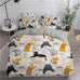 Cartoon Cat Comforter Set | Snuggle up to Maximum Coziness – Meowgicians™