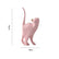 Adorable Minimalist Nordic Pink Cat Figurine Sculpture | Home Decor ...