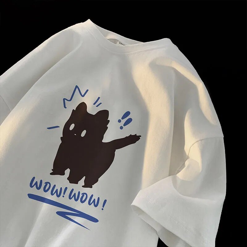 Shocked Cat T-Shirt | Attention Grabber - Wear Your "Wow!" Moment ...