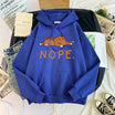 'Nope..' The lazy cat funny cat hoodie – Meowgicians™