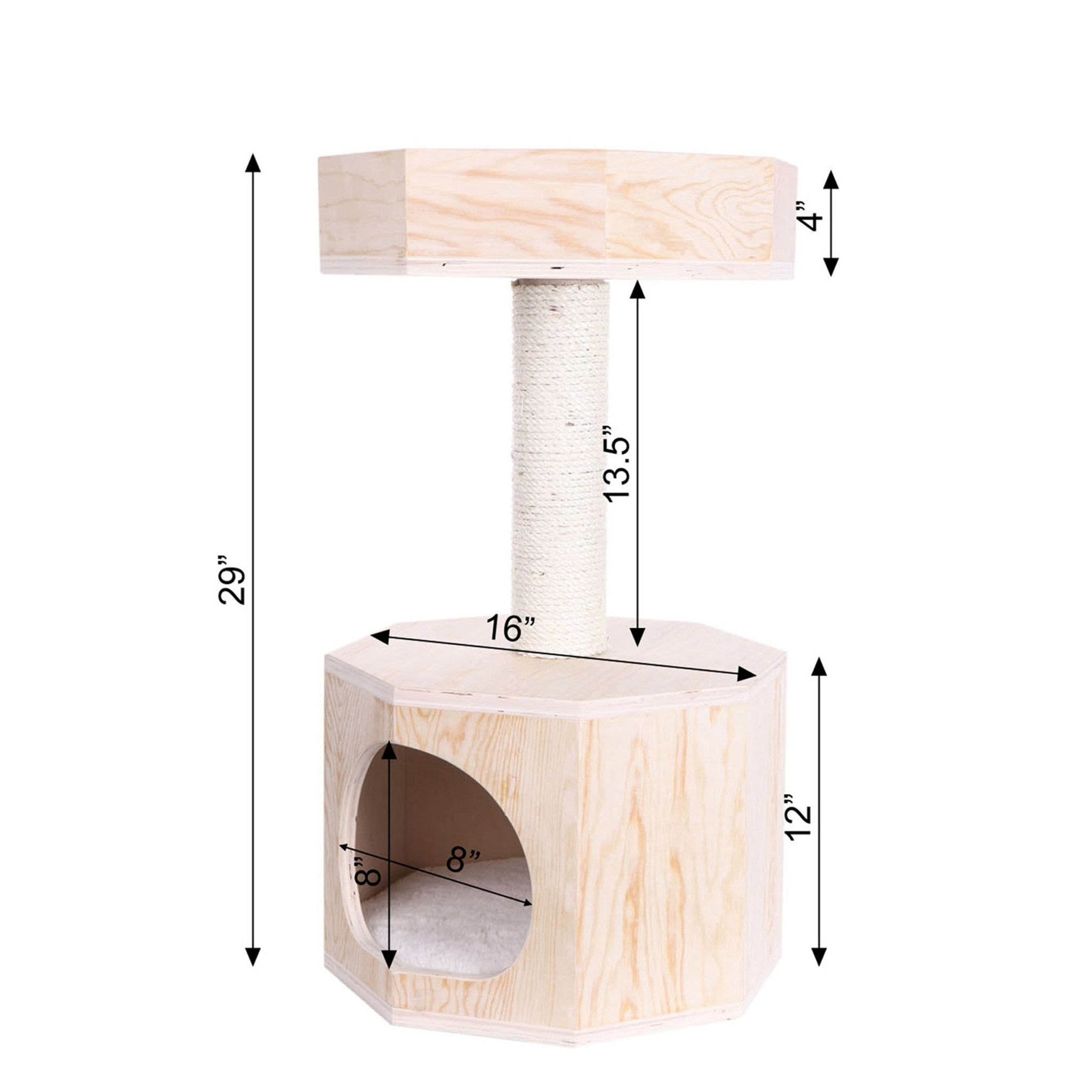 Octagon Modern Cat Tree | Eight Sides of Cats Happiness! – Meowgicians™