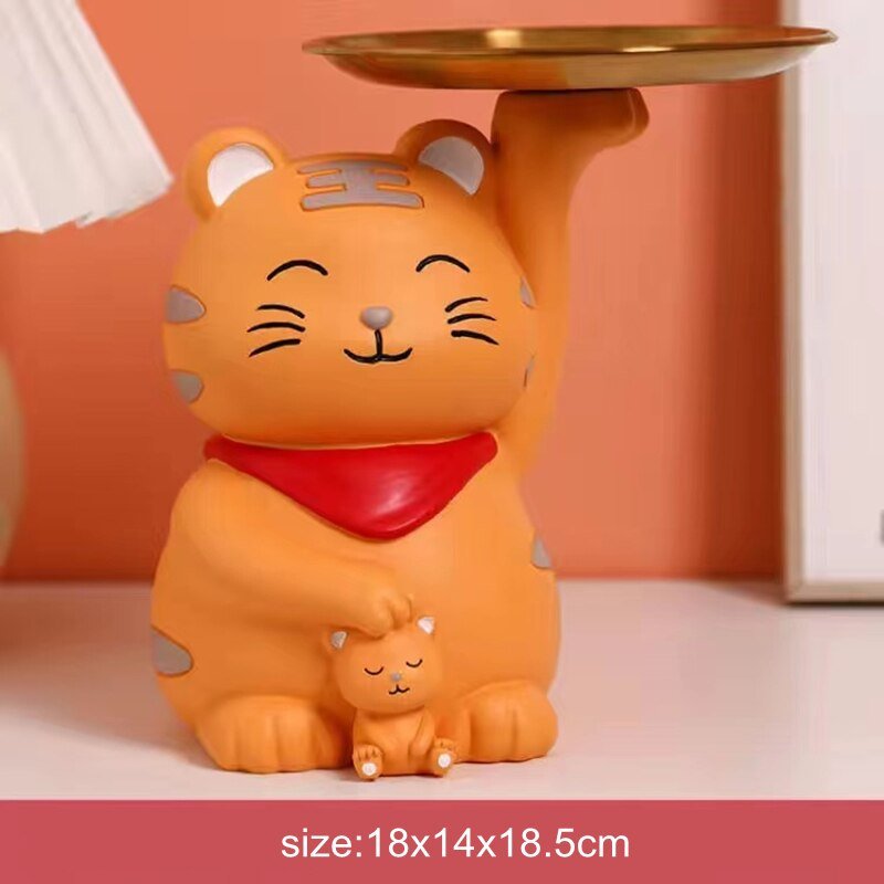 Premium Smiling Cat Figure | The Adorable & Multifunctional Home Decor ...