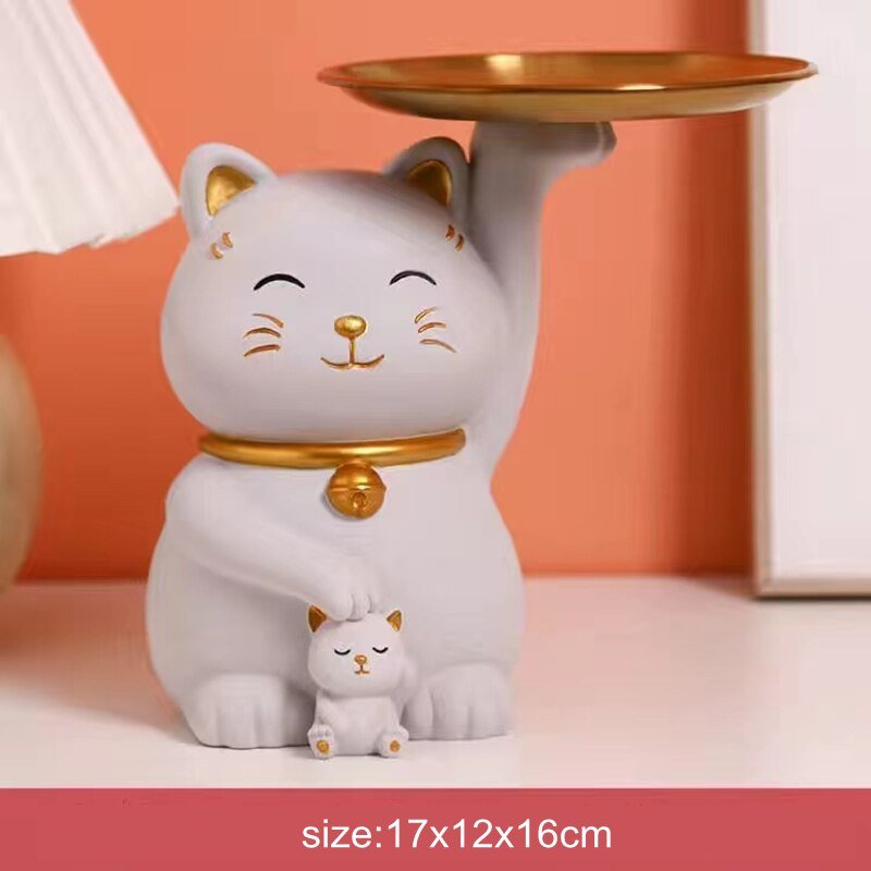 Premium Smiling Cat Figure | The Adorable & Multifunctional Home Decor ...