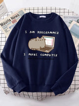 Code, Laugh, Repeat | Programmer Cat Sweaters For Every Tech Enthusiast ...