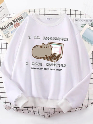 Code, Laugh, Repeat | Programmer Cat Sweaters For Every Tech Enthusiast ...