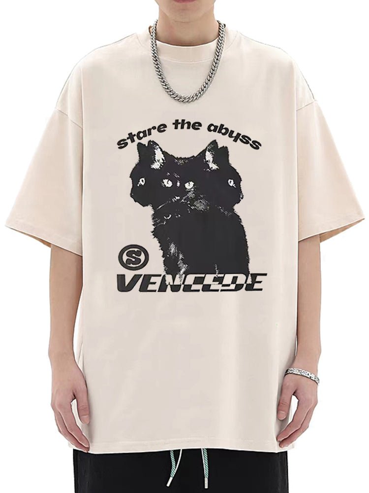 Stare The Abyss' Cool Cat shirts | Ultimate Feline Fashion Statement ...