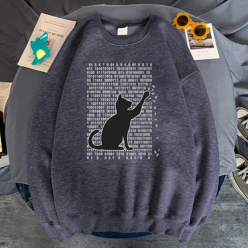 The Code and Cat Sweatshirt | Hilarious Tribute to Cat Dads in Tech ...