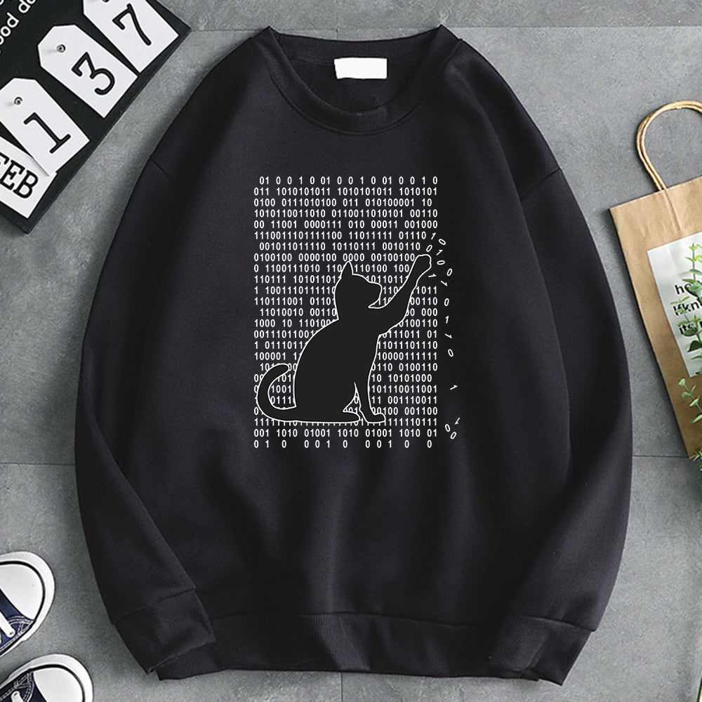 The Code and Cat Sweatshirt | Hilarious Tribute to Cat Dads in Tech ...