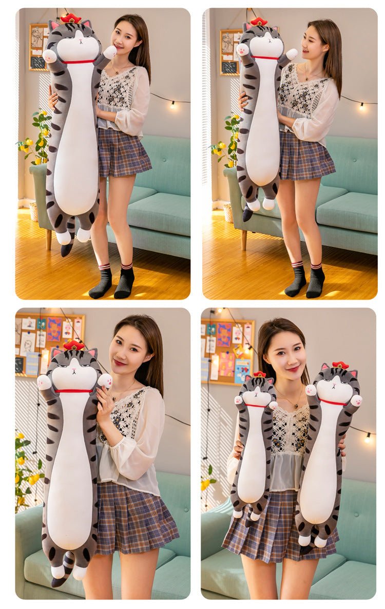 The 'Emperor Cat' | A Funny "Ain't My Business" Face Long Cat Plush ...