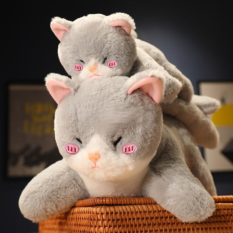 Big Cat Plush That's Perfet for Cuddling |The Gray Dolphin Cat ...