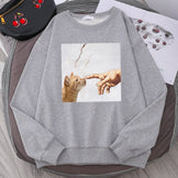 'Touch of Meow God' Cat Sweatshirt – Meowgicians™