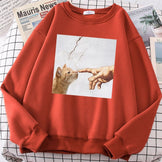 'Touch of Meow God' Cat Sweatshirt – Meowgicians™