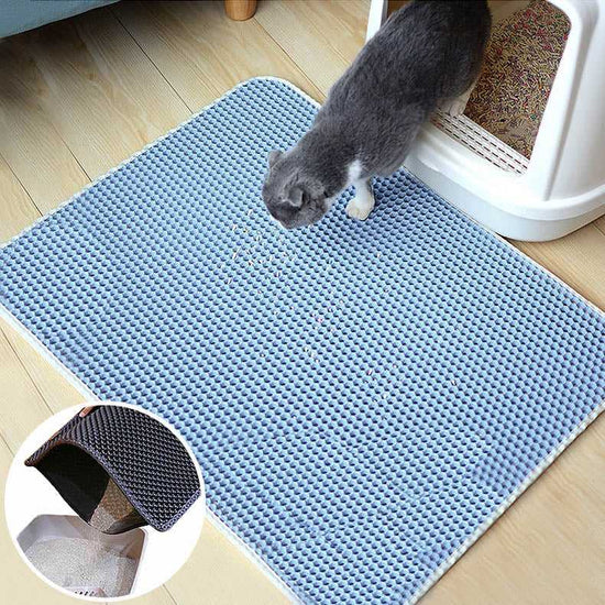 Waterproof Litter Mat With Litter Collector – Meowgicians™