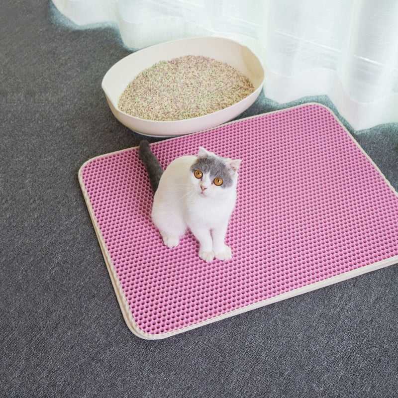 Waterproof Litter Mat With Litter Collector – Meowgicians™