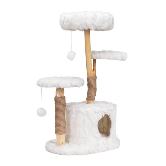 The 'White Angel' | A Modern Jungle Cat Tree That Look Like Clouds ...