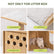 Wooden Cat House With Litter Box Space| Practical Luxury Cat Tree ...